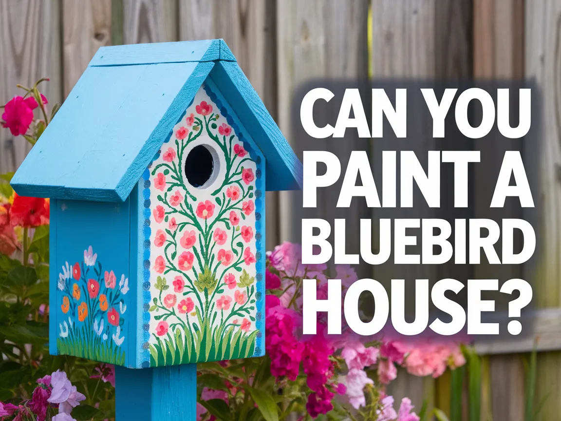 Can You Paint a Bluebird House? Make It Colorful!